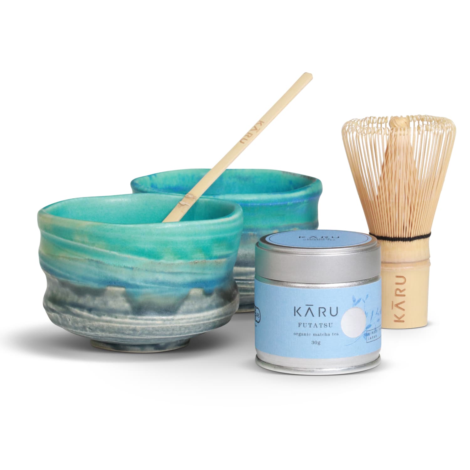 Japanese Matcha sets with brooms & spoons