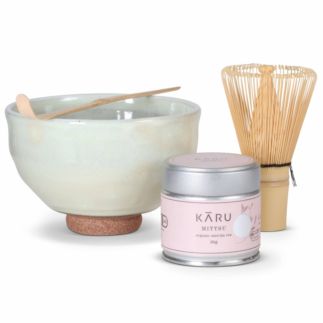 Japanese Matcha sets with brooms & spoons